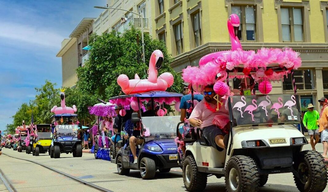 4th Annual Flamingo Fest Golf Cart Parade | 365 Houston