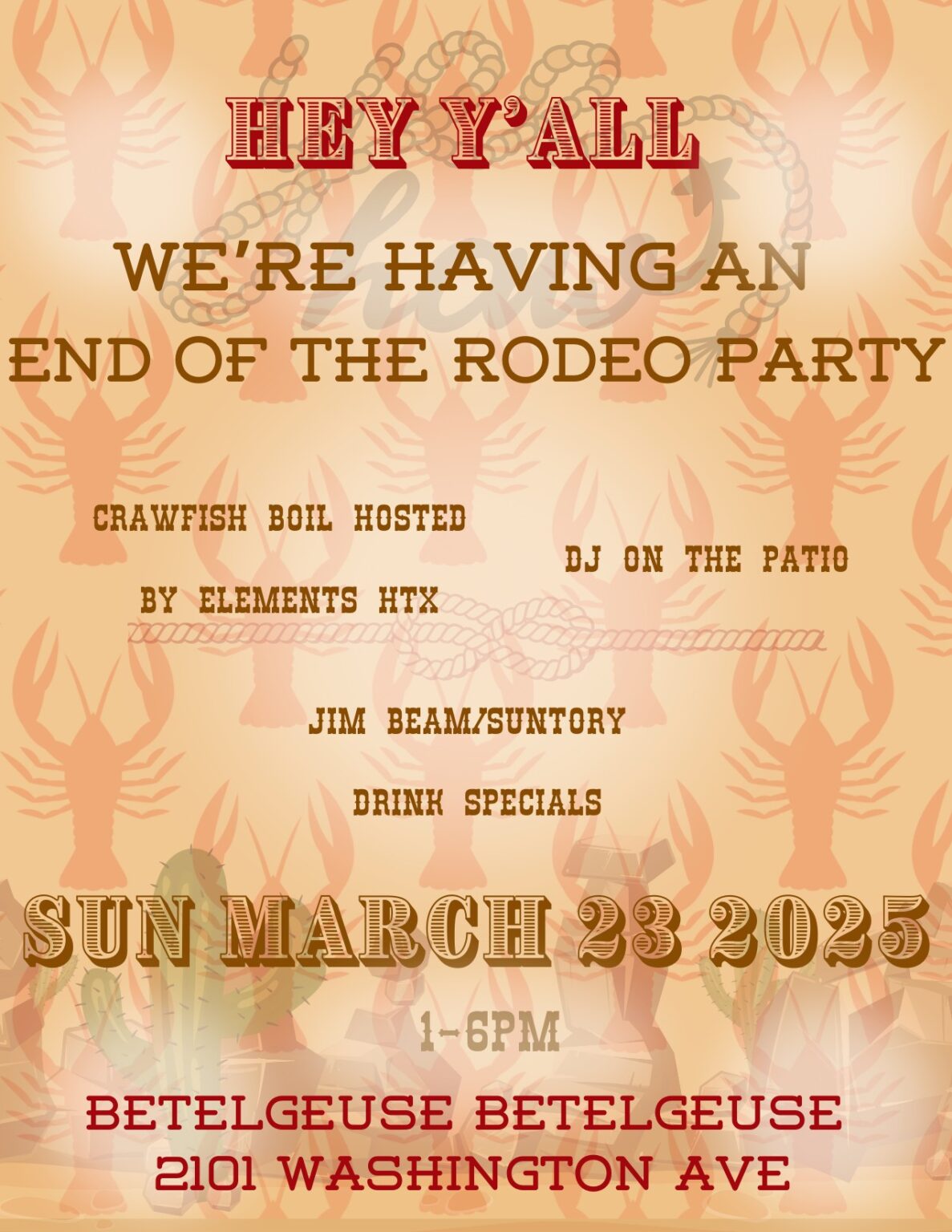 End of Rodeo Party at Betelgeuse Betelgeuse on Washington | 365 Things ...