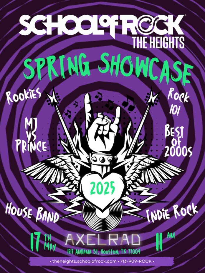 School of Rock: The Heights Spring Showcase 2025 at Axelrad | 365 ...