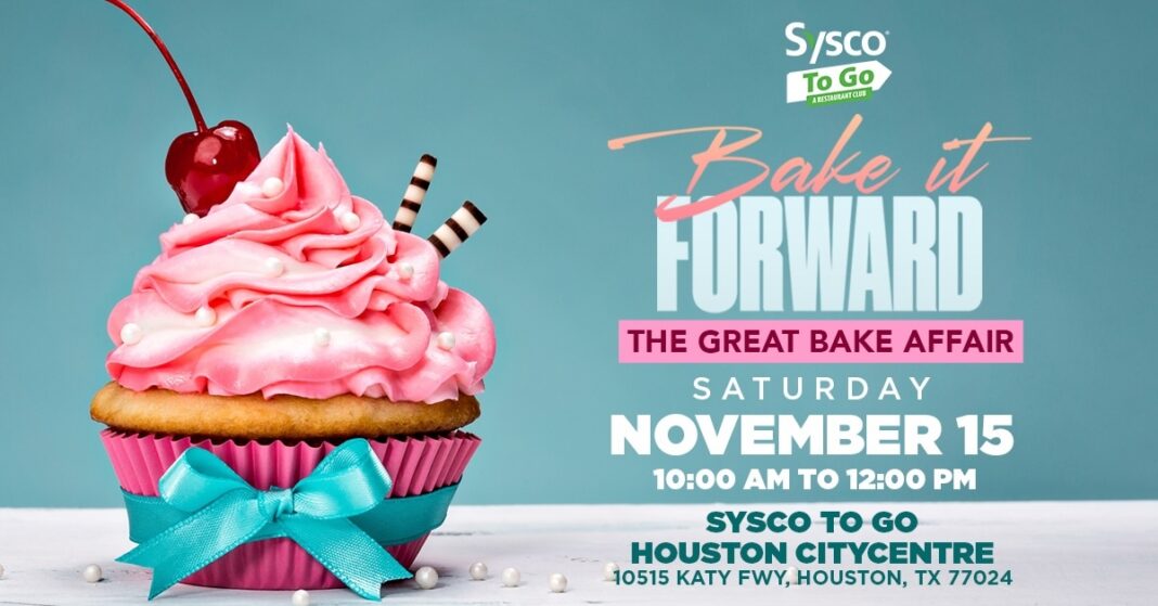 Bake it Forward: The Great Bake Charity Event at Sysco To Go CityCentre ...