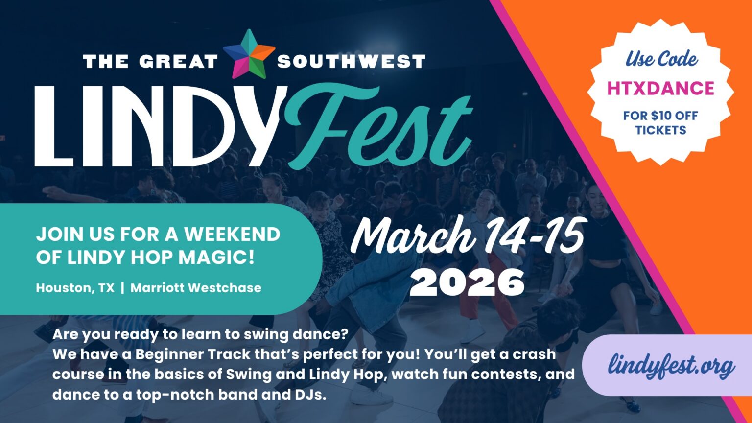 The Great Southwest Lindyfest: Beginner Dance Classes at Houston ...